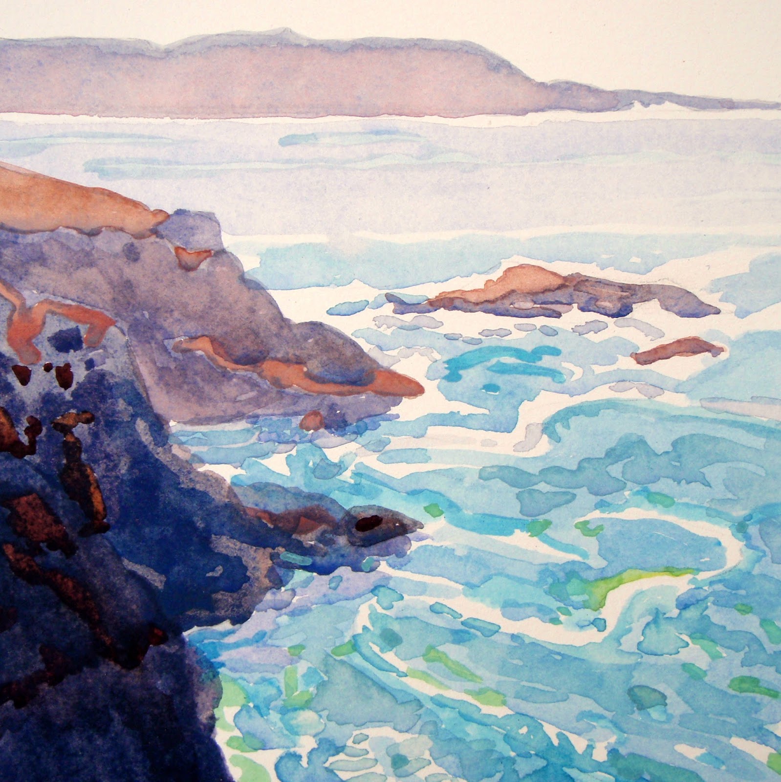 robin purcell california watercolors in the plein air tradition: 2017