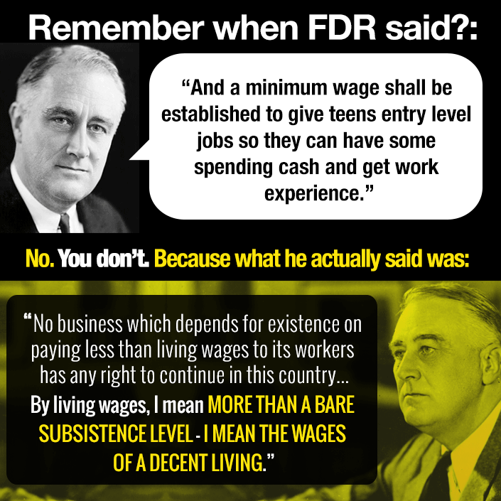 jobsanger: FDR On Minimum Wage