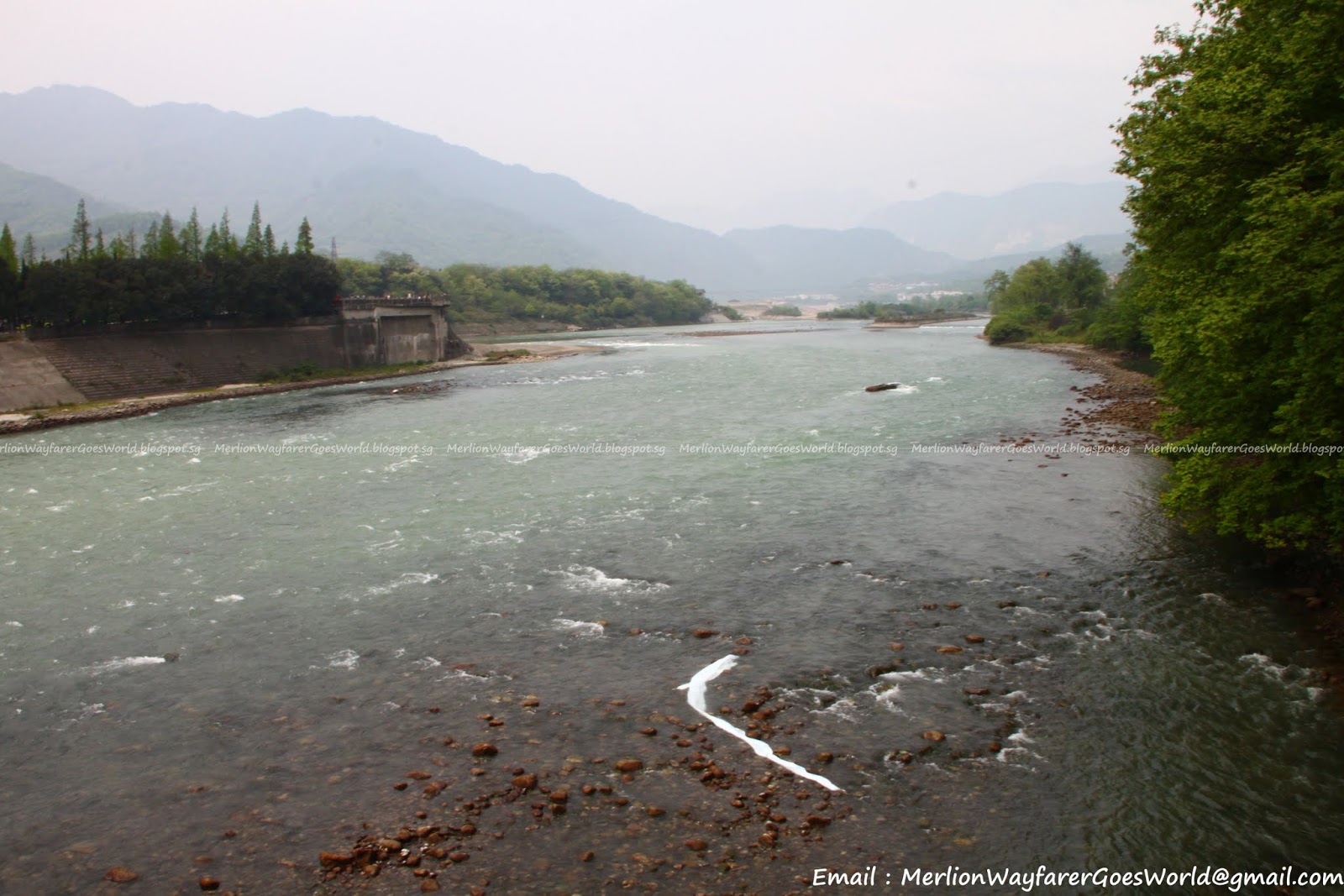 Dujiangyan - Anlan Cable Bridge ~ Merlion Wayfarer Goes World