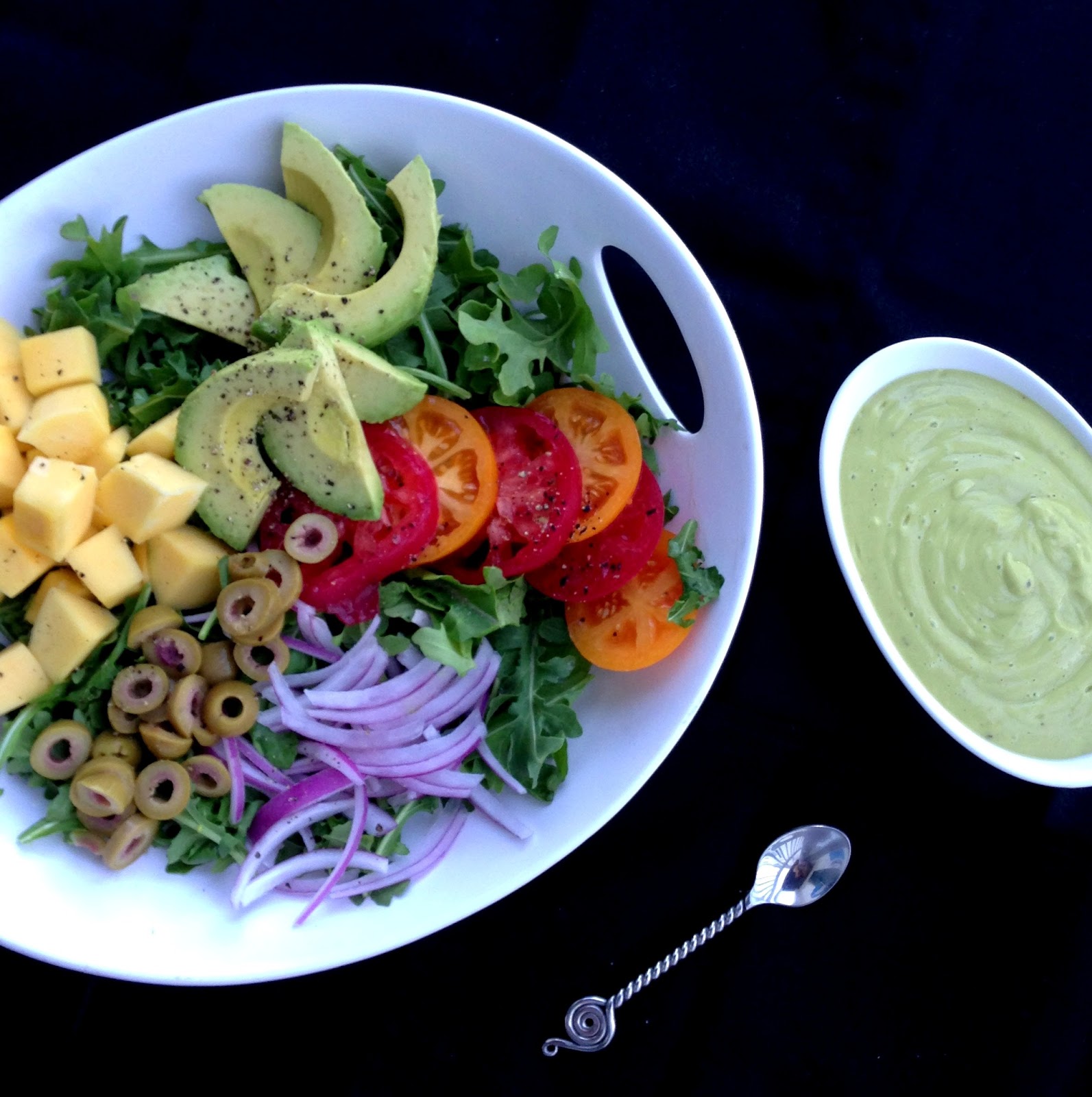 honestly delicious: Paleo Cuban Salad with Avocado Vinaigrette