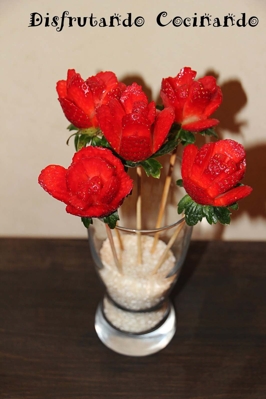 Rosas de fresa