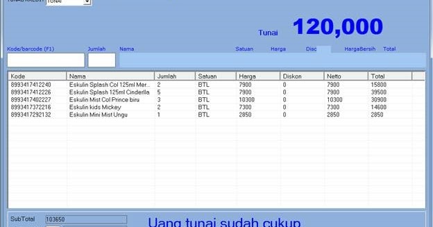 Penjualan Software Cetak Nota Grosir-Eceran: Aplikasi Cetak Nota Toko Plastik