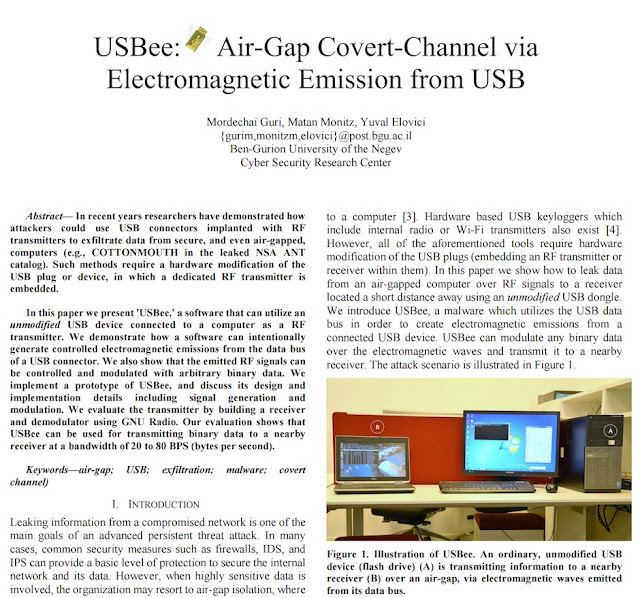 Un informático en el lado del mal: DiskFiltration & USBee: Nuevas ...