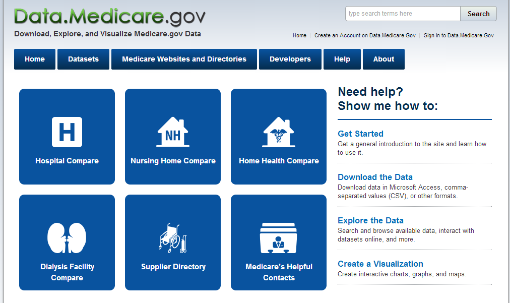 情報の資源化 ～Data.Medicare.gov、これ、いいなぁ～ - 株式会社メディチュア Blog