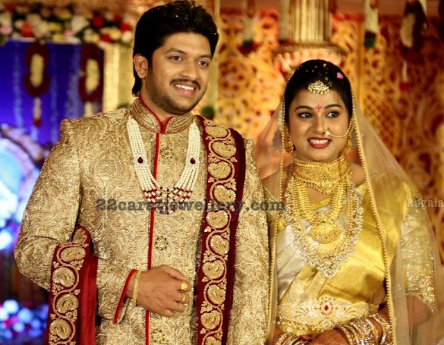 Music Director Koti Son Wedding - Jewellery Designs