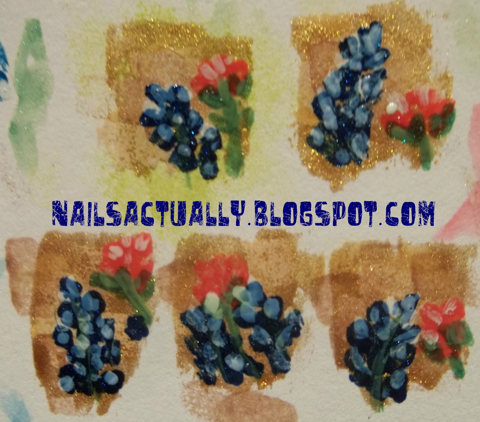 Nails Actually: First Day of Spring means Bluebonnet Nails!