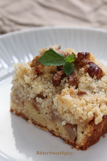 BitterSweetSpicy: Apple Crumble Slice