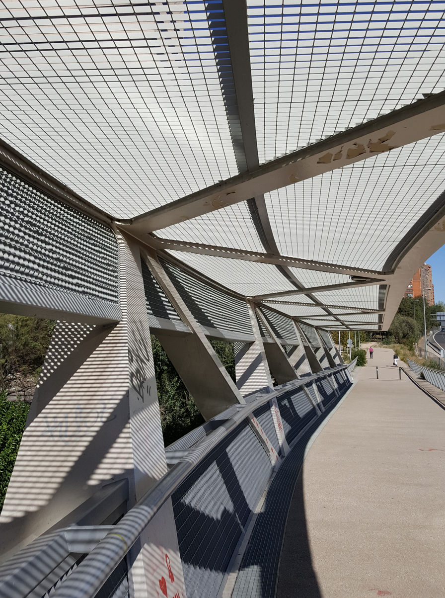 The Happy Pontist: Spanish Bridges: 1. Paloma Footbridge, Madrid