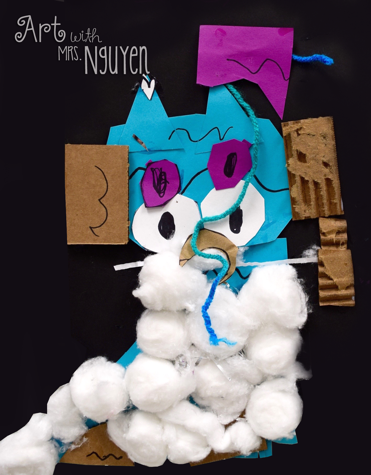 Kindergarten Texture Monsters (K) | Art with Mrs. Nguyen