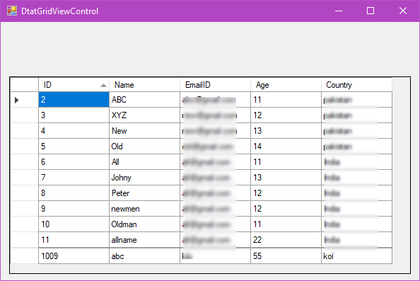 How to Bind DataGridView in Windows Form Application ~ DotNetKida