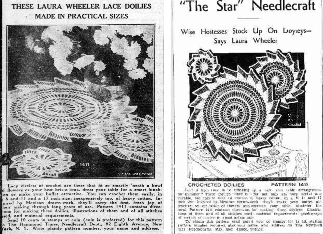 Vintage Knit Crochet - Bits of History: Laura Wheeler Designs in Australia