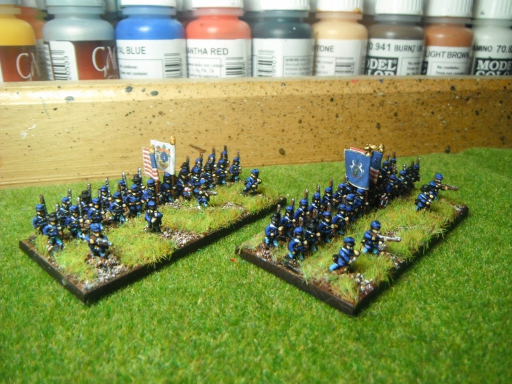 A figure painting therapy project.: 6mm ACW test shots and painting guide.