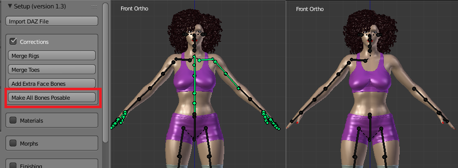 Diffeomorphic: Morphs section