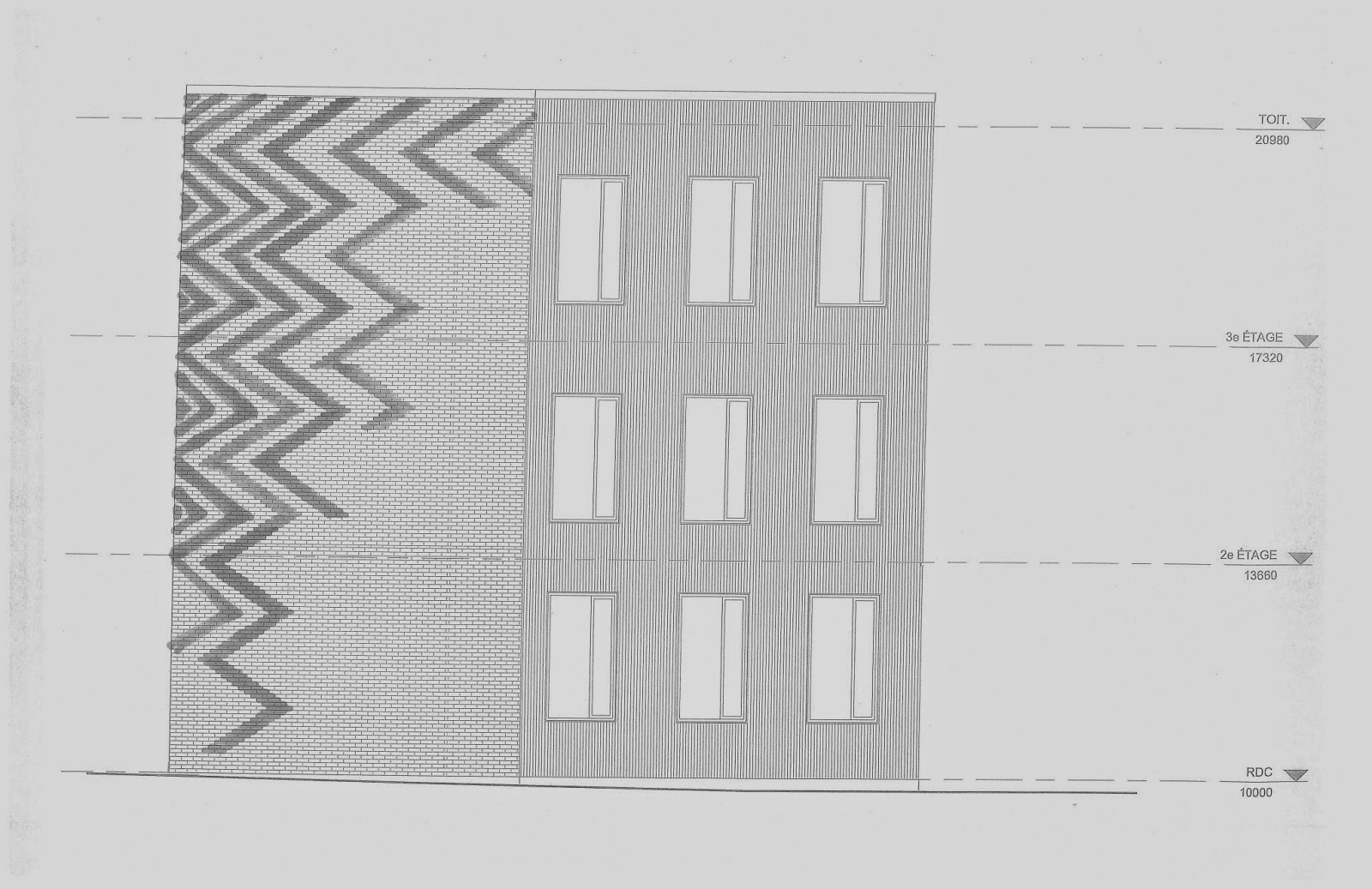 Ideas for Brick Architecture: Stretcher Bond Patterns for Brick facing ...