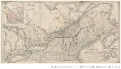 Trouvailles: La carte de 1831 de Bouchette