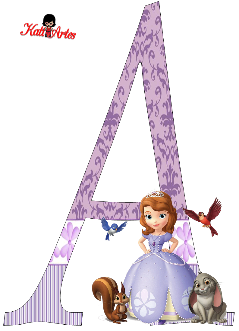 Lindo Alfabeto de Princesa Sofía. - Oh my Alfabetos!