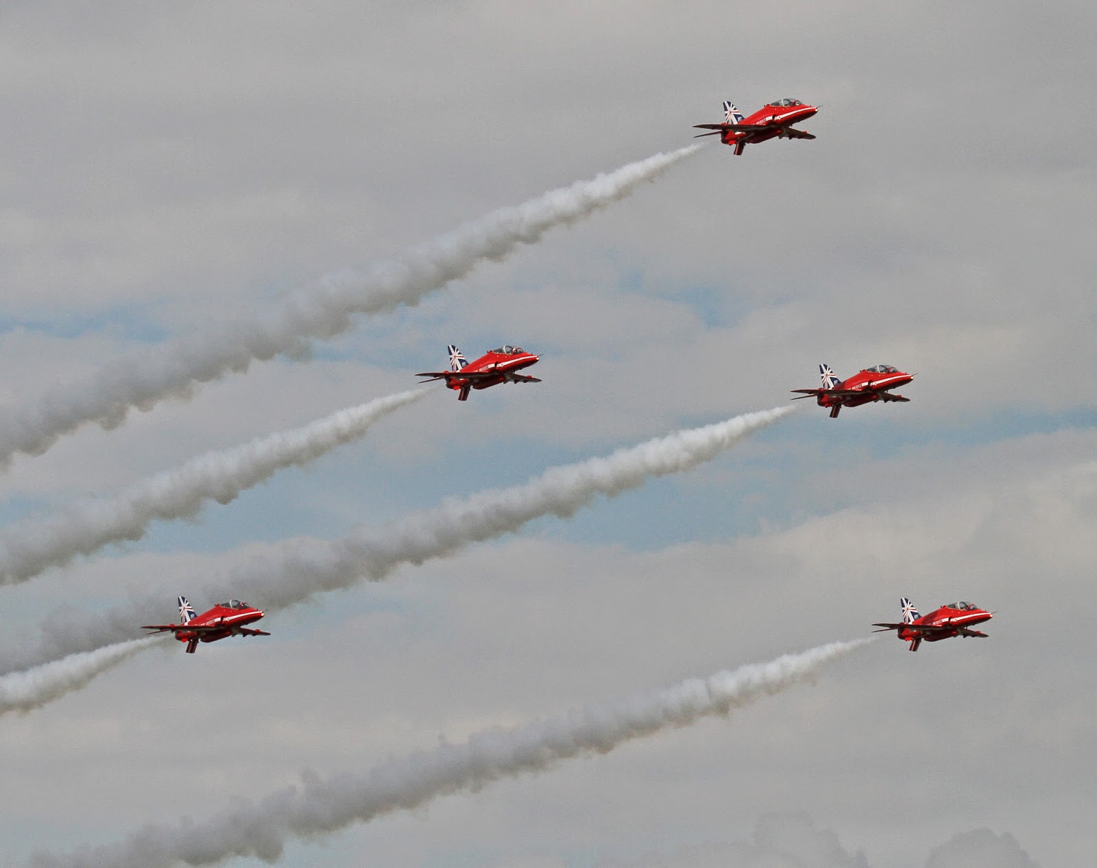 Simon and Karen Spavin: Red Arrows, Waddington 2014