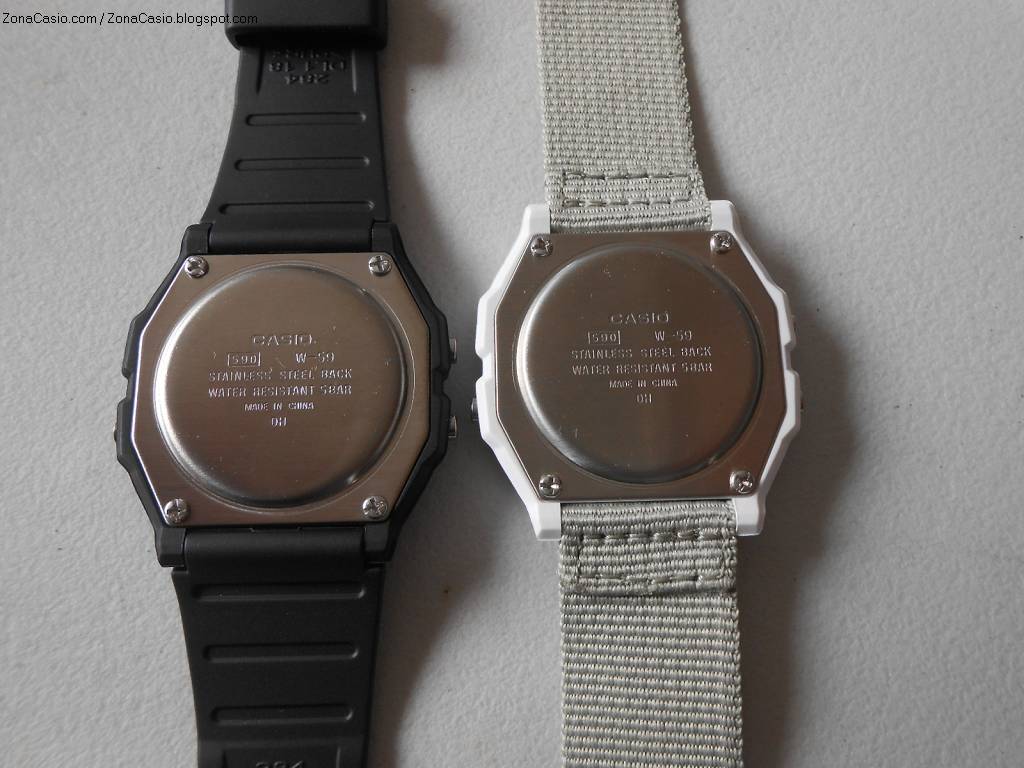 Zona Casio: Casio W-59 frente a Casio W-59