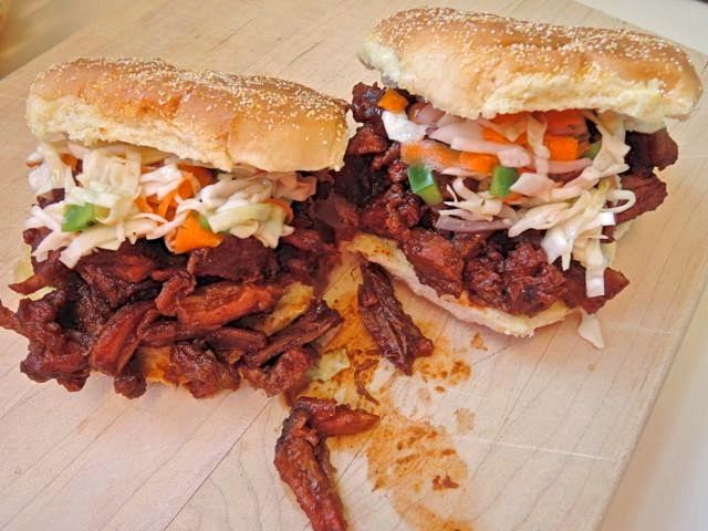 The Briny Lemon: Smoked Country-Style Pork Rib Sandwiches with Sweet ...