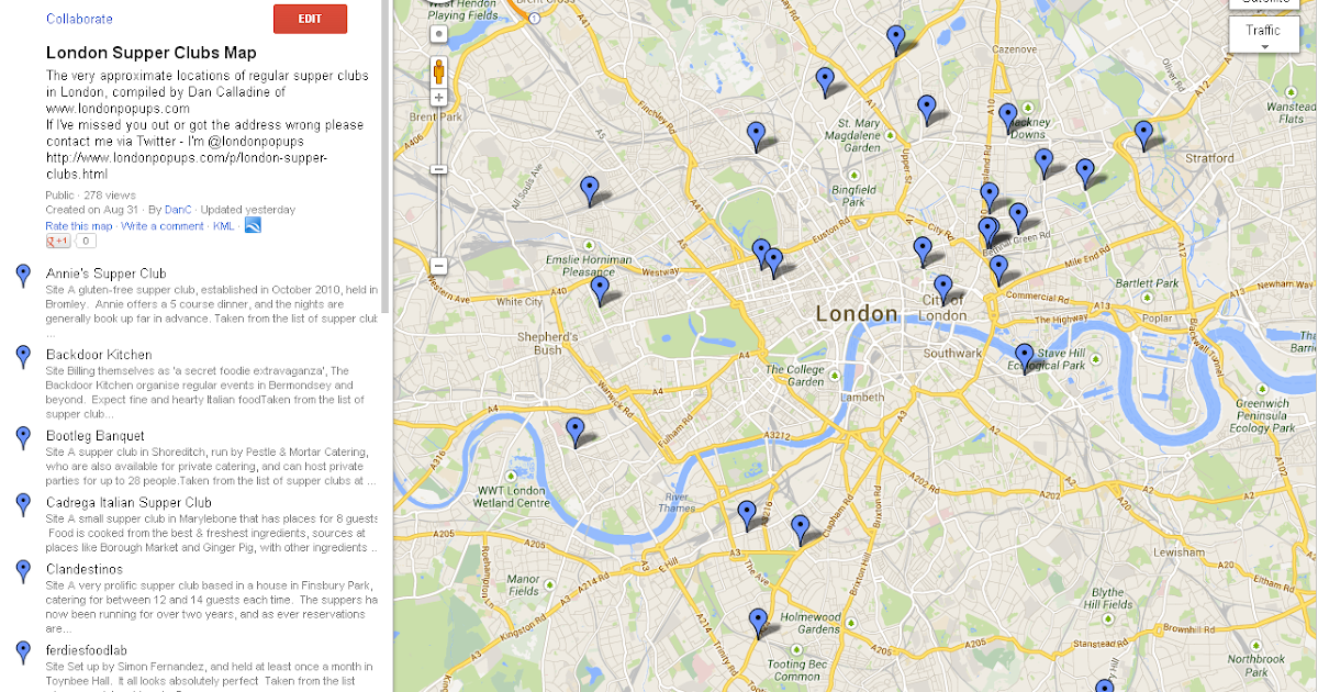 London Pop-ups: London Supper Clubs