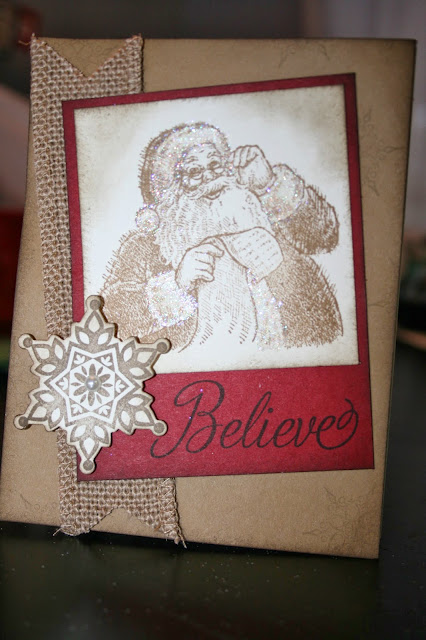 Stamp Inspirations: Vintage Santa