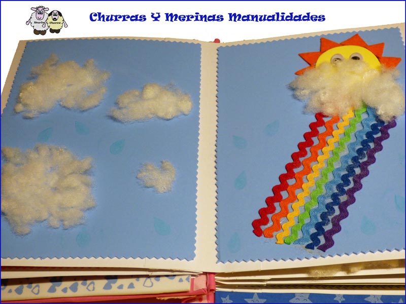 Libro de Texturas Scrapbooking para niños