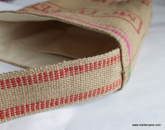 Upcycled Coffee Sack Bags | Maiden Jane