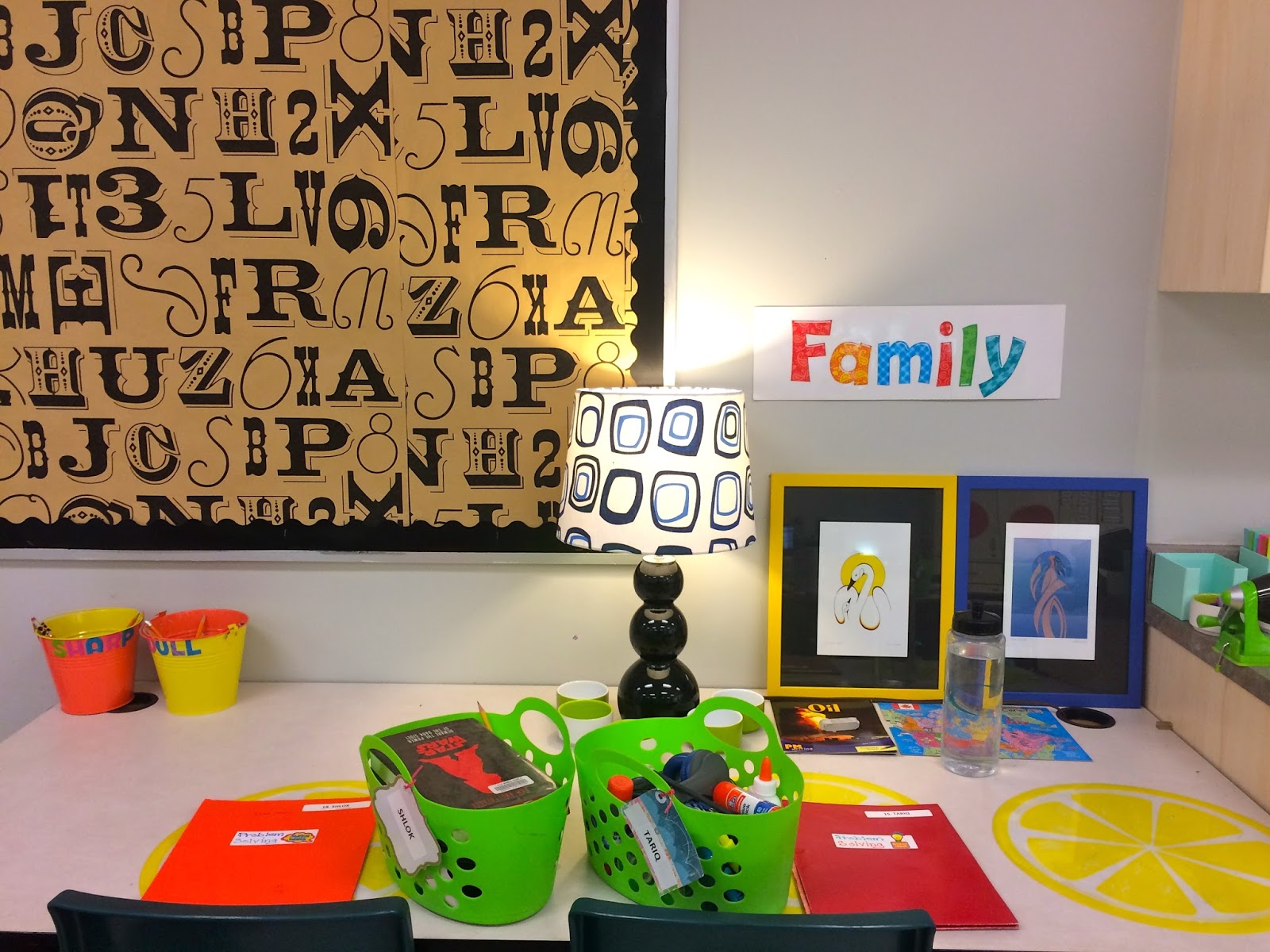 The Urban Teacher: Classroom Reveal: Photos of my grade 4 classroom ...