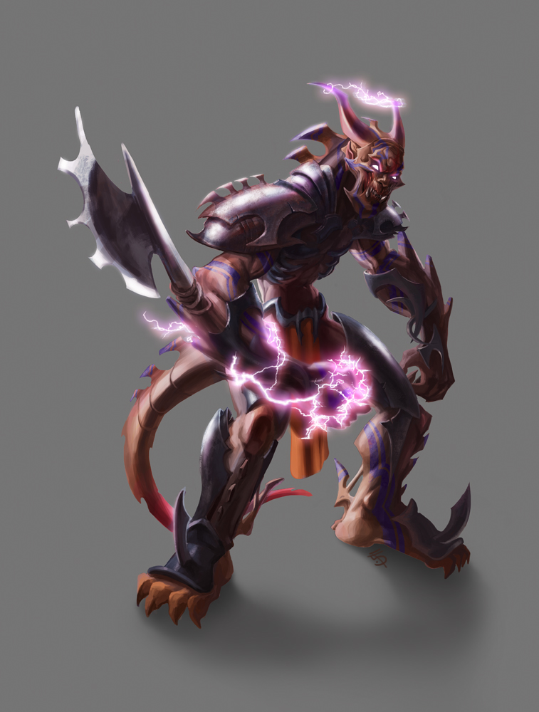 Kris's Playground: lightning demon