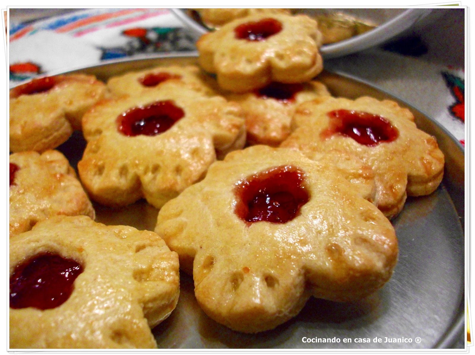 GALLETAS RELLENAS DE MERMELADA ~ COCINANDO EN CASA DE JUANICO