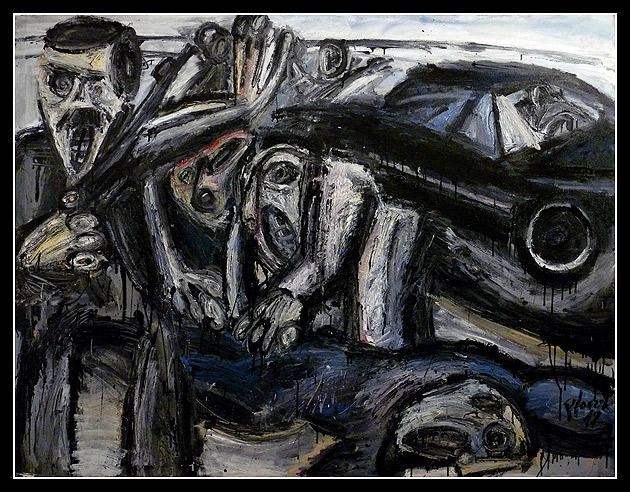 Sebastian Placzek - Polish artist, painter: Secret Service Agent Robert ...