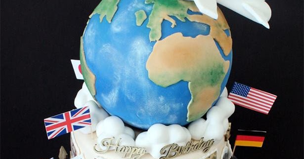 Delana's Cakes: Around the world cake