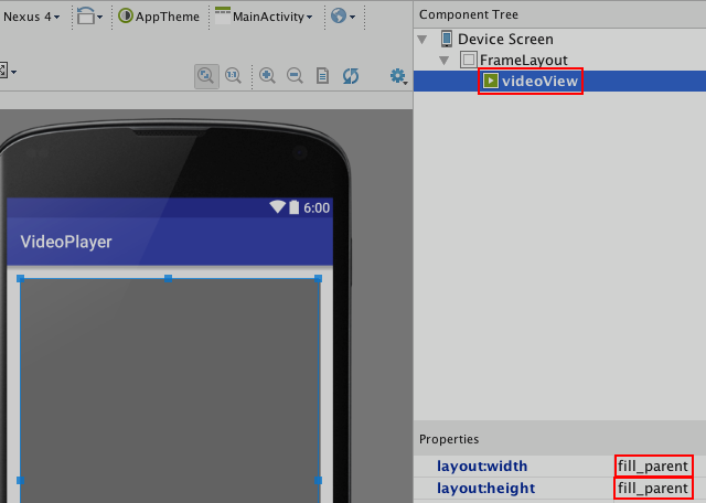 I touchs: Android: Video Player