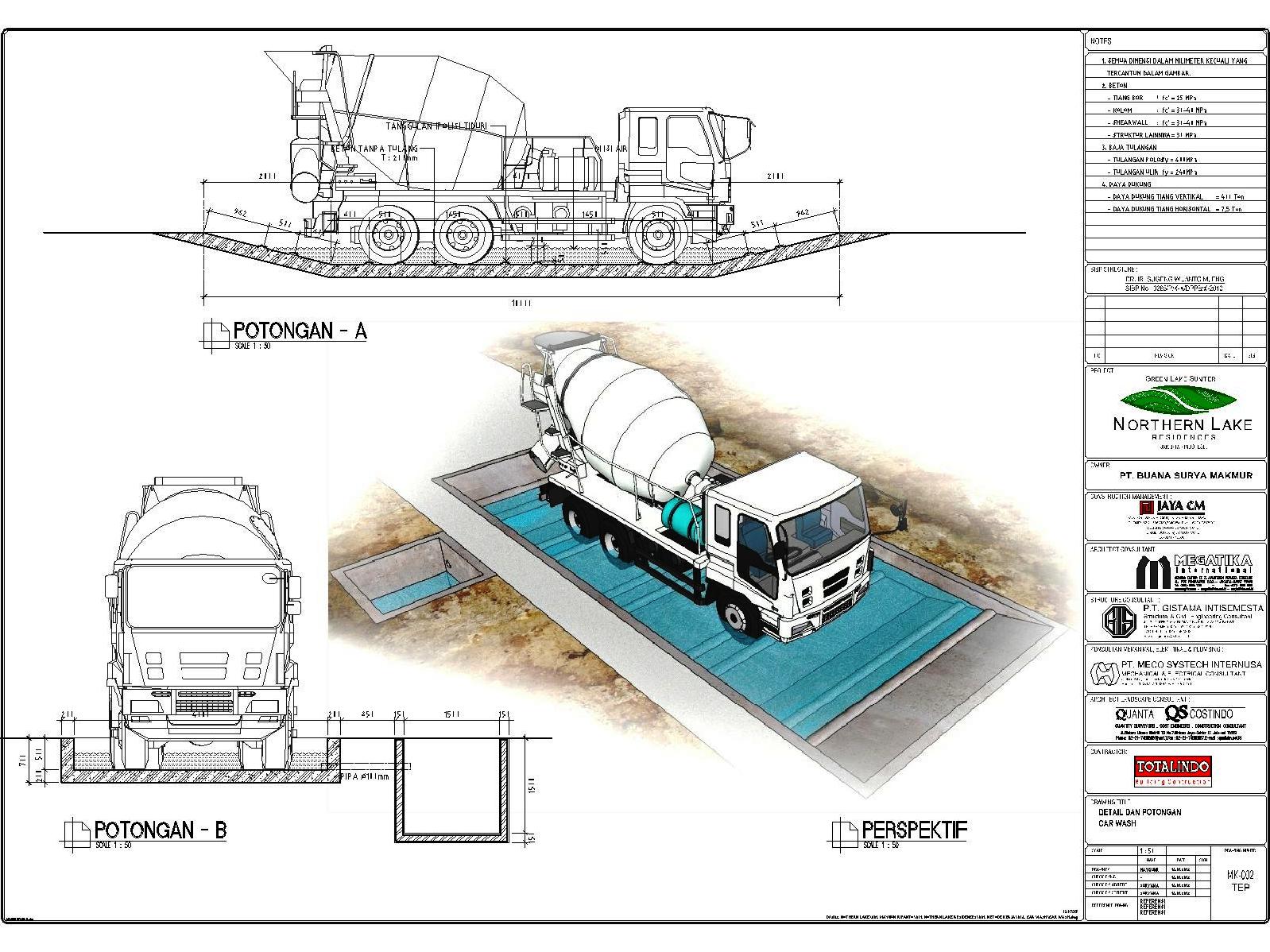 Washing Bay / Tempat Cuci Kendaraan