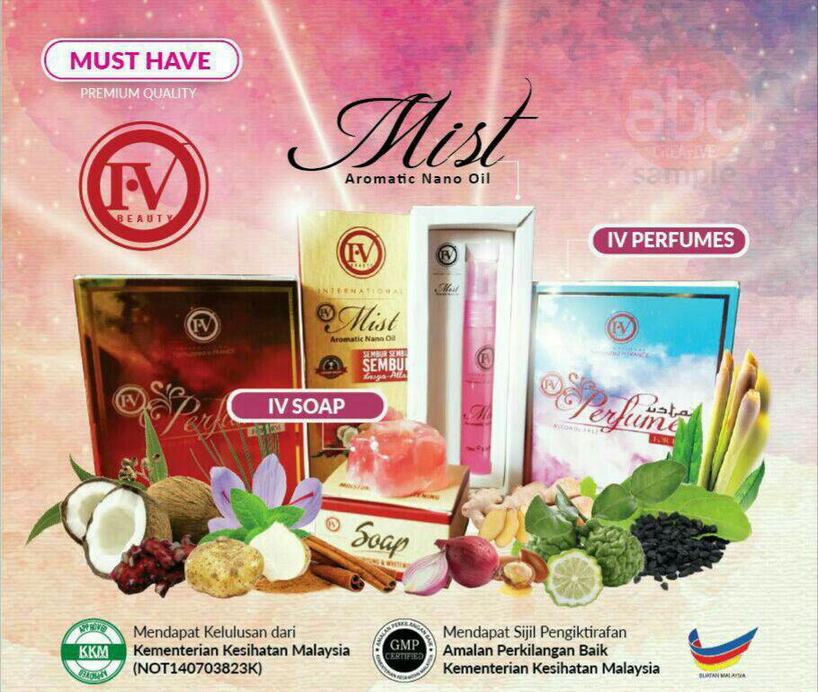 IV Mist Pelbagai Guna: Cara Guna Produk