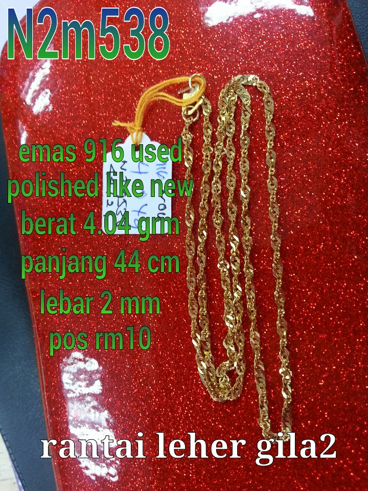 Emas916 Intan Berlian Sri Ayu: Koleksi Rantai leher