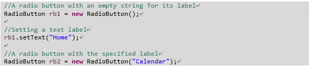 nuno's Blogs: JavaFX UI - 3.Radio Button