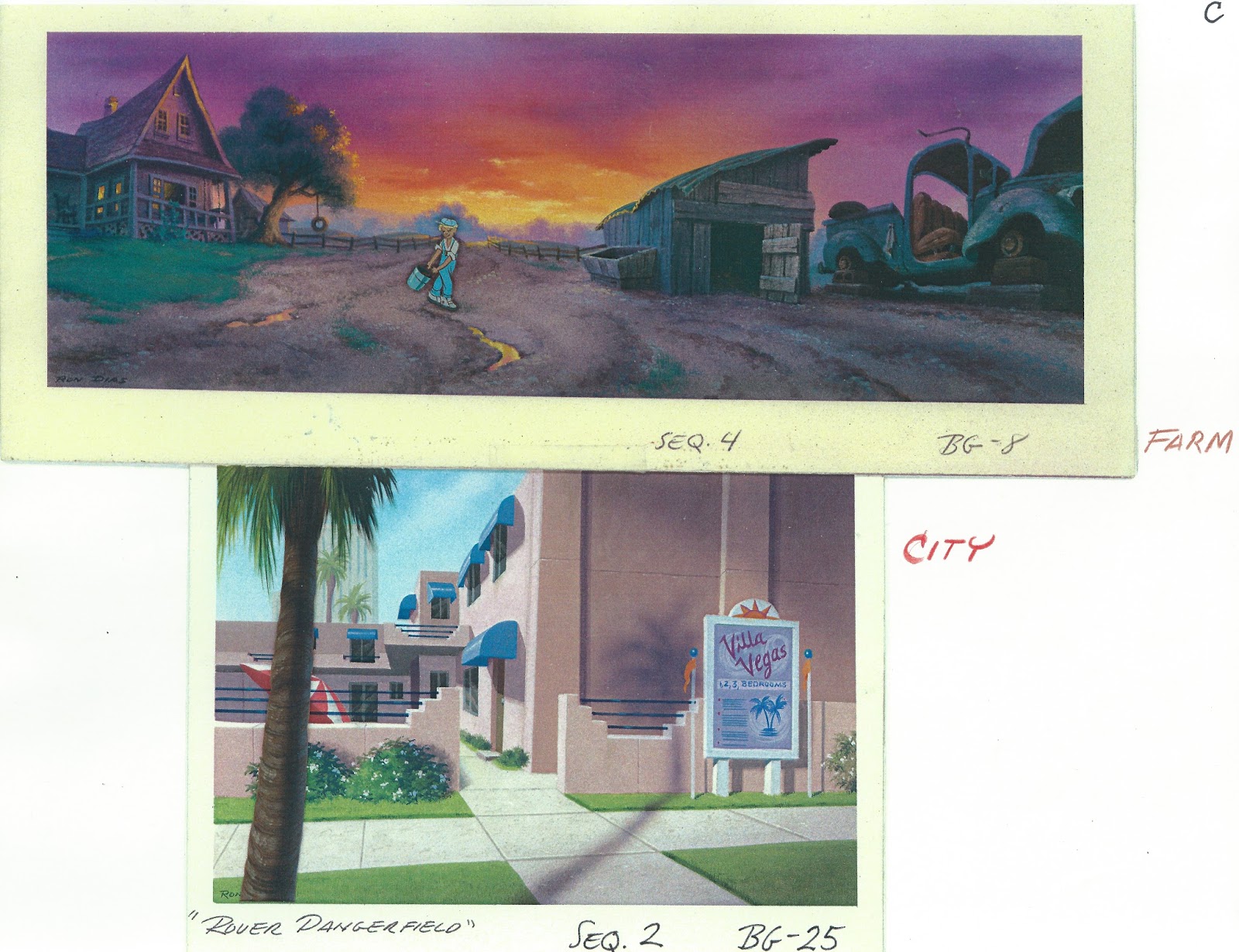 Drawn to Imagination: Rover Dangerfield Background Styling