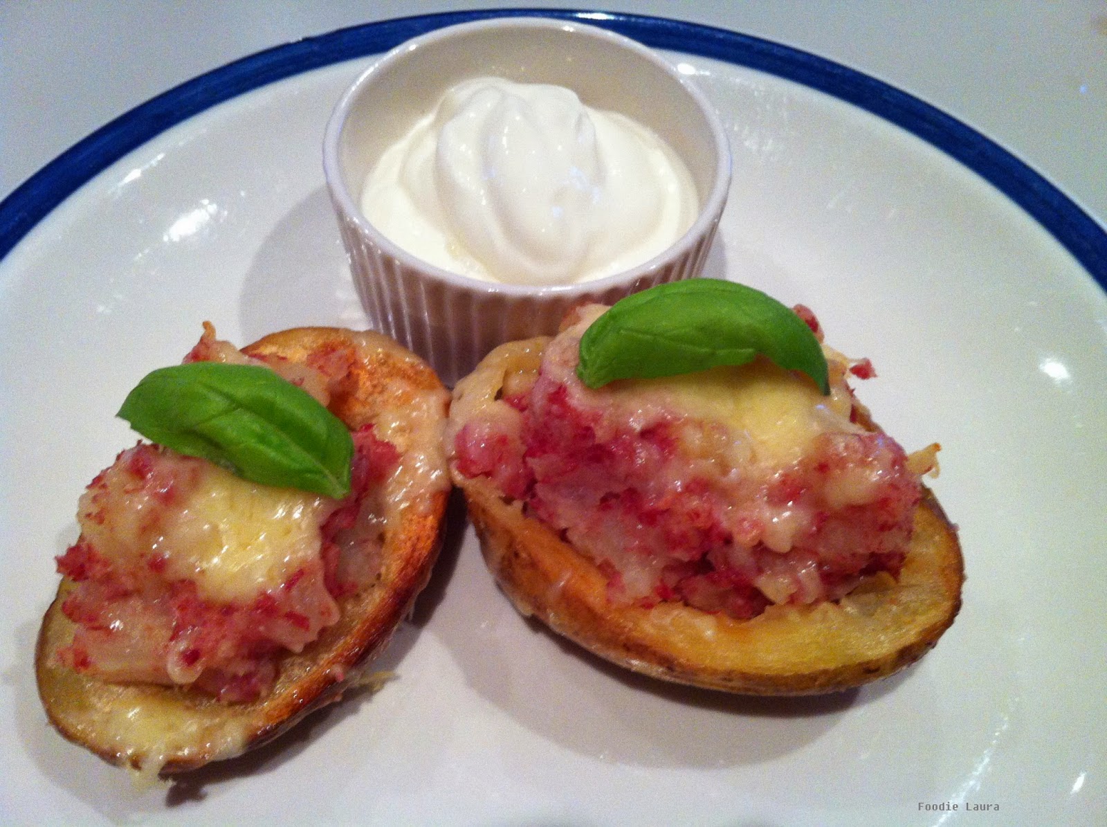 Corned Beef Hash Potato Skins