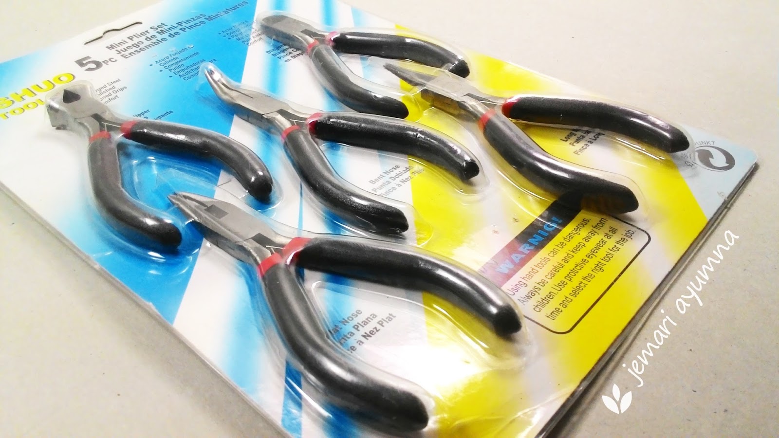 Mengenal Jenis Tang untuk Membuat Aksesoris - Jemari Ayumna