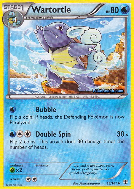 Wartortle -- Plasma Blast Pokemon Card Review | PrimetimePokemon's Blog