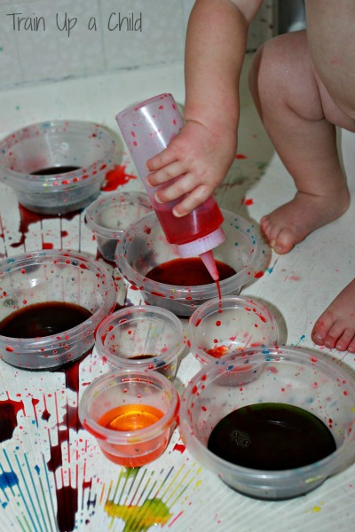 Toddler Color Mixing Lab ~ Learn Play Imagine