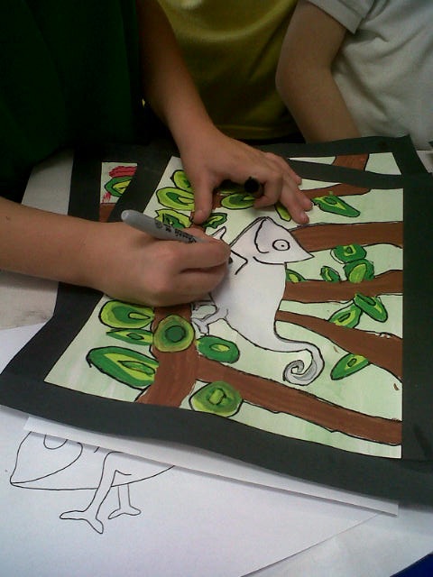 horizons - imagine, dream, discover: Colour Wheel Chameleons