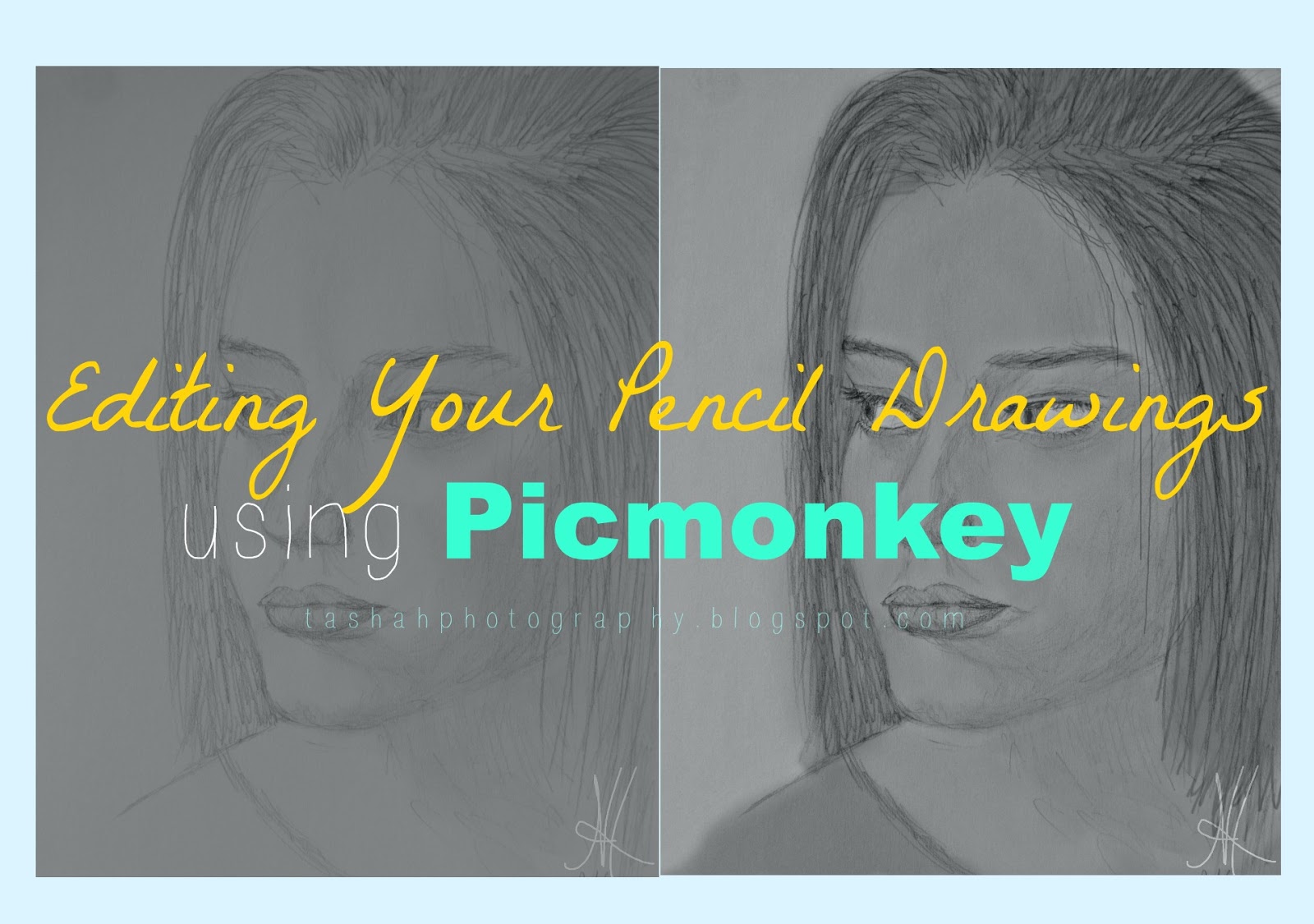 Simple Things: Editing Pencil Drawings using Picmonkey