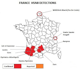 Avian Flu Diary: France: MOA Reports 7 New Outbreaks Of H5N8