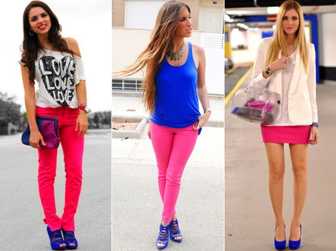 blog Jujuba Abordo: COMBINAÇÕES AZUL+ ROSA