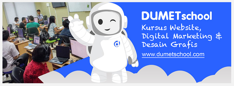 √ 10 Alasan DUMET School Menjadi Pilihan Tempat Kursus Website Terbaik di Tahun 2018 - Nanda Hero