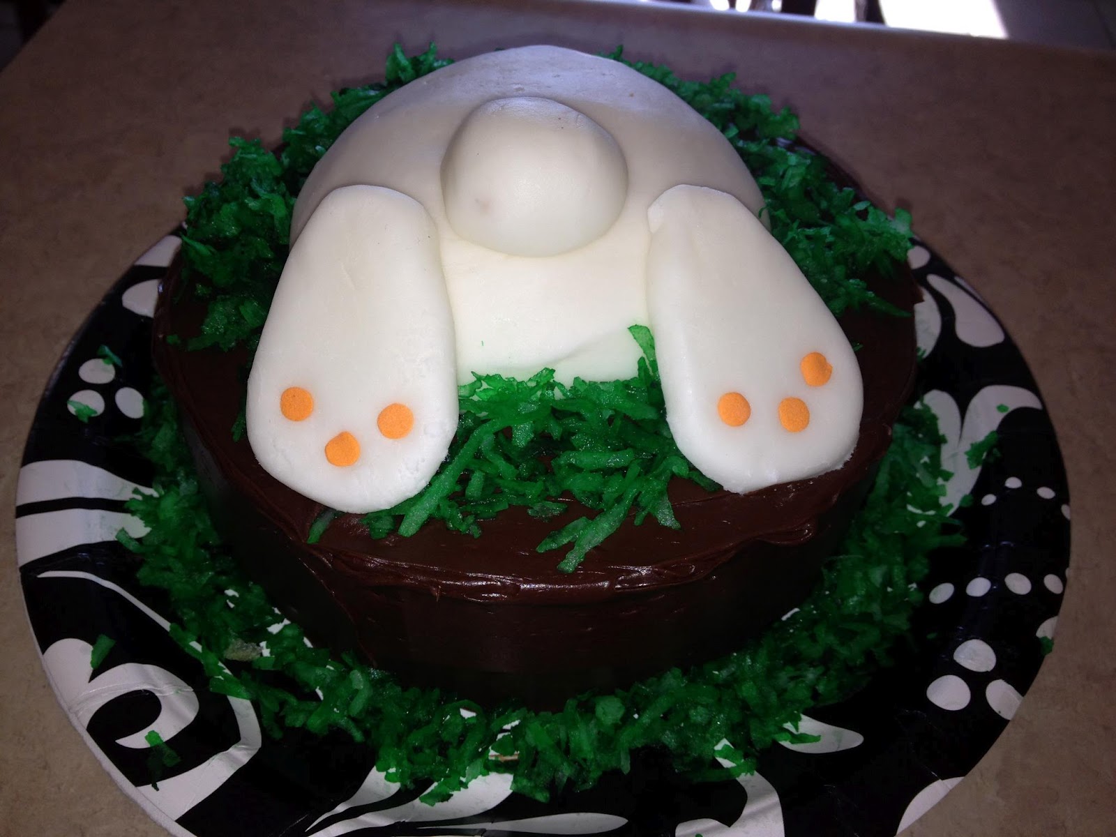 I Made the Cake: Bunny Butt Cake