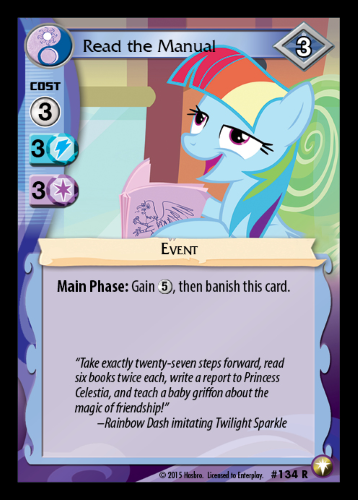 MLP Read The Manual CCG Cards | MLP Merch