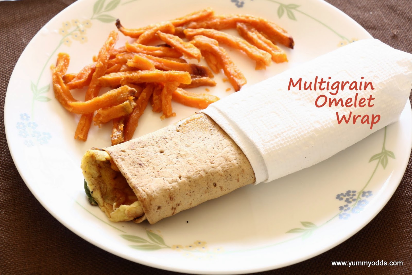 Yum! Yum! Yum!: Multigrain Omelet Wrap {Video Recipes}